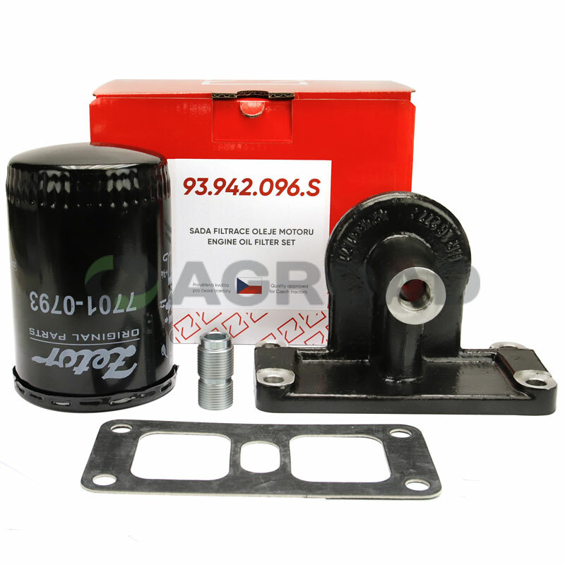 ZETRA Sada filtrace oleje motoru URI | 93.942.096.S - Agroad ...